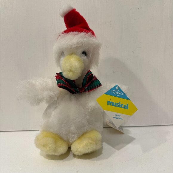 Eden | Toys | Vintage Eden Duck Chick Plush Christmas Wind Up Musical ...